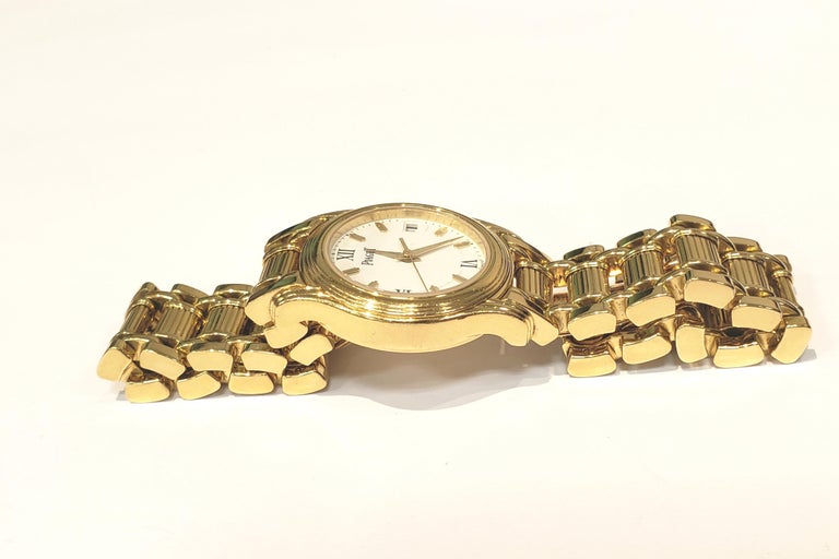 Ladies 18 Karat Yellow Gold Piaget Dancer Watch with Quartz Movement ...