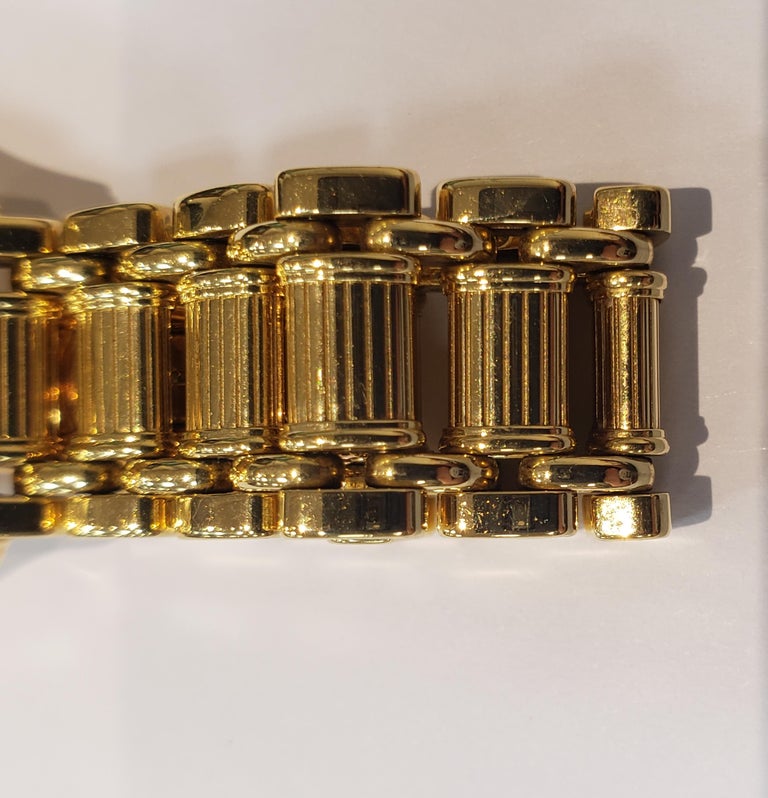 Ladies 18 Karat Yellow Gold Piaget Dancer Watch with Quartz Movement ...