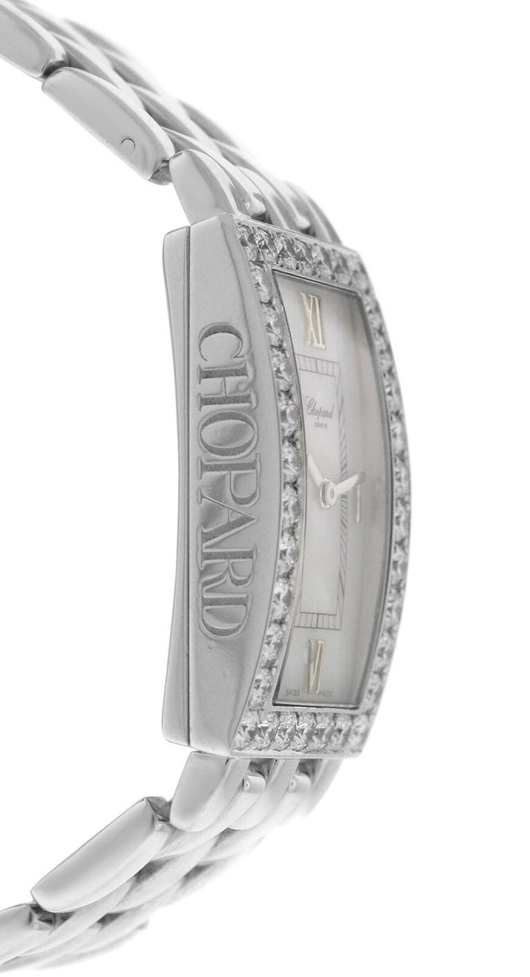 Ladies Chopard Les Classiques Diamond 18K Gold Quartz MOP Watch For ...