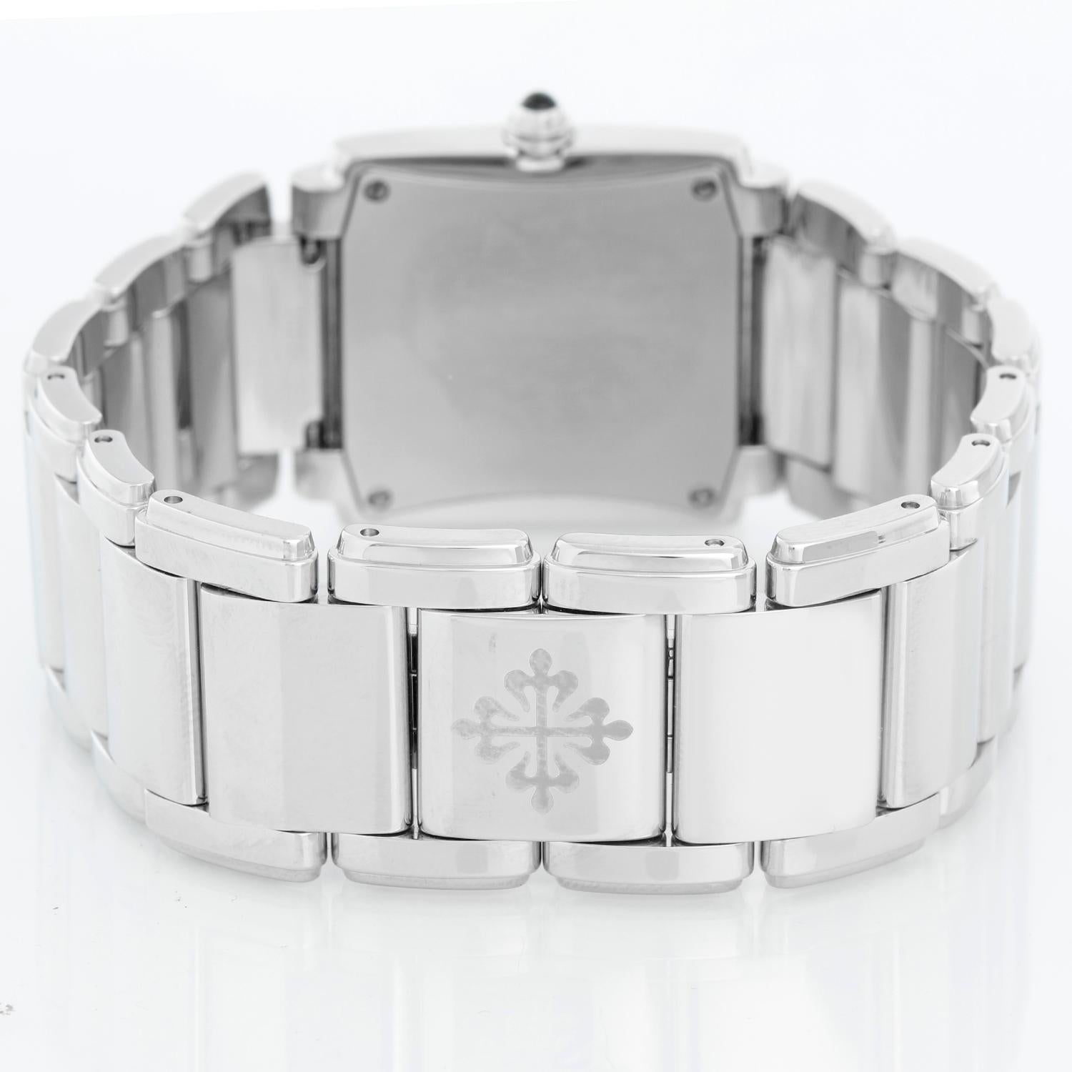 Ladies Patek Philippe Twenty-4 Watch Stainless Steel Blue Dial Watch ...