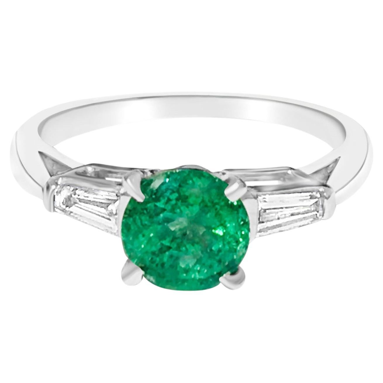 Vvs Emerald Ring - 497 For Sale on 1stDibs