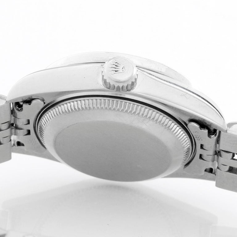 Ladies Rolex Datejust Stainless Steel Watch 79174 at 1stDibs