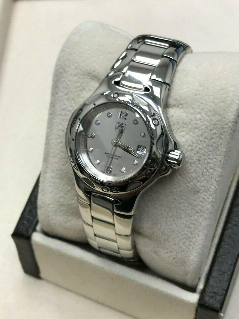 Ladies TAG Heuer Kirium WL131C.BA0710 Mirror Silver Dial Stainless ...