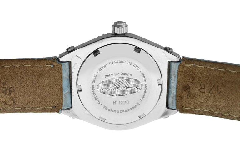Ladies Technomarine Techno Diamond Day Date Quartz Watch For Sale at ...