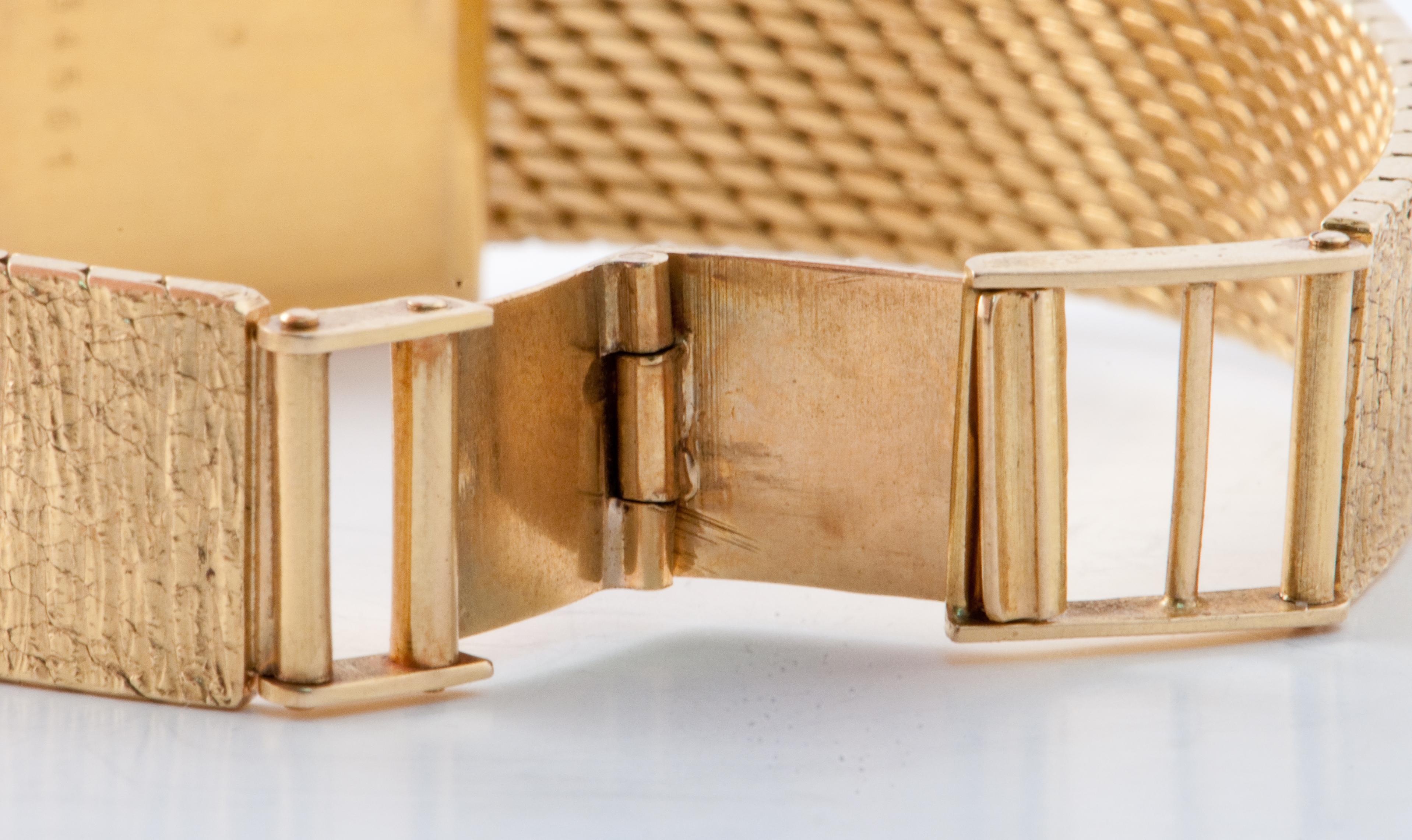 Ladies Wristwatch Yellow Gold 18 Carat, Mechanical Movement For Sale at ...