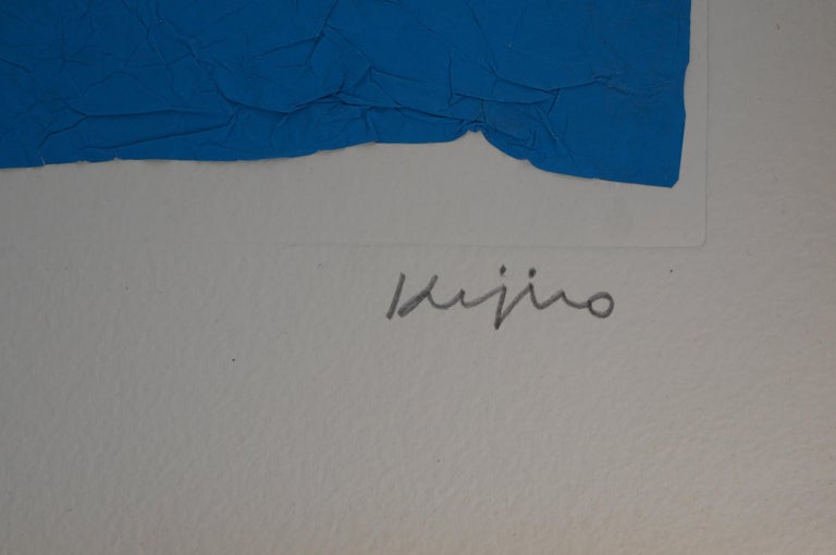 Ladislas Kijno - Elapsed Time in Blue - Original Mix Media - Handsigned ...