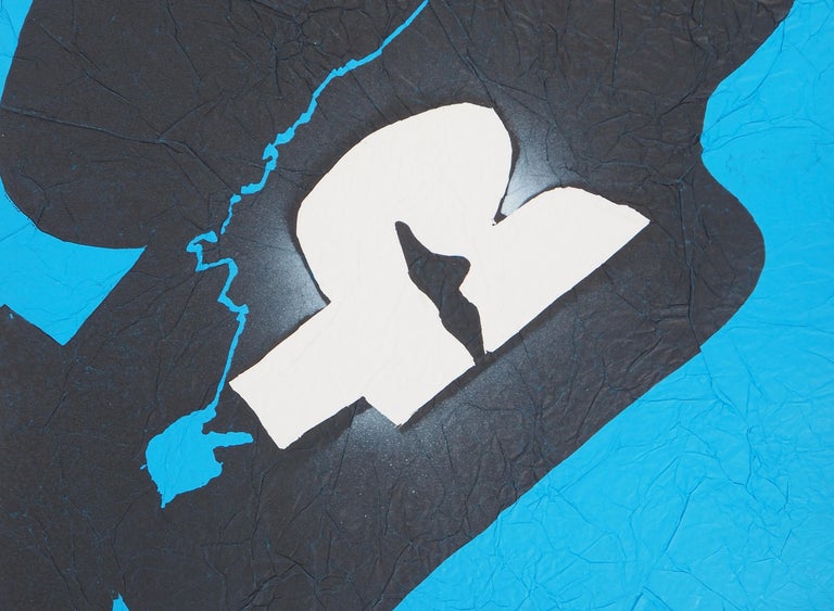 Ladislas Kijno - Elapsed Time in Blue - Original Mix Media - Handsigned ...