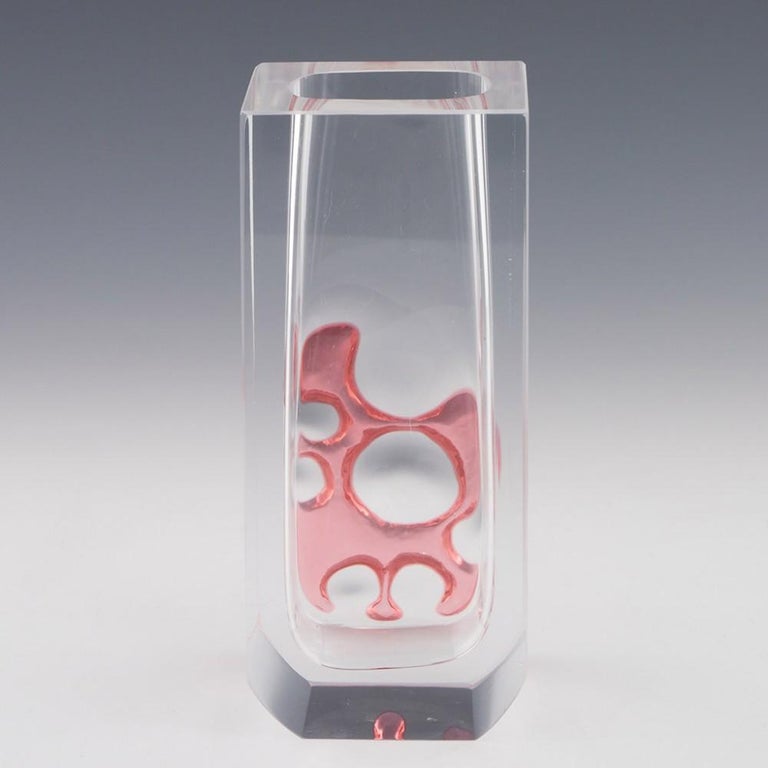Ladislav Oliva for Exbor Amoeba Vase 1970s For Sale at 1stDibs