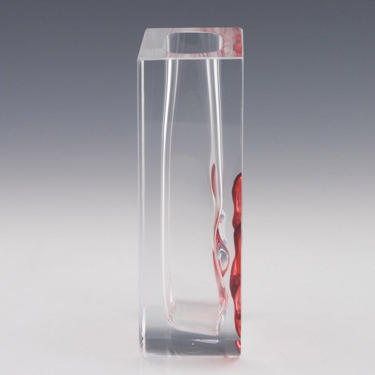 Ladislav Oliva for Exbor Amoeba Vase 1970s For Sale at 1stDibs