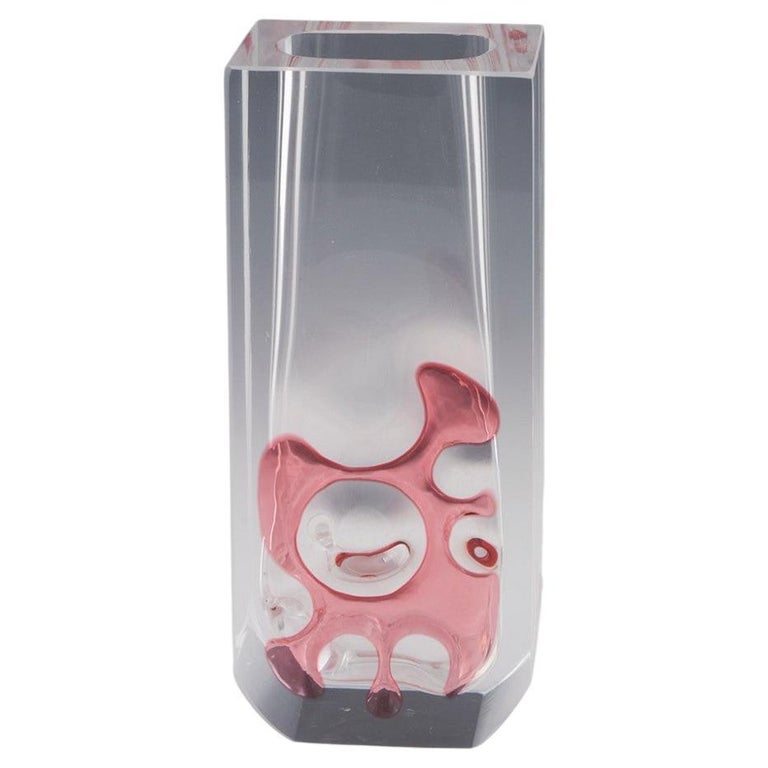 Ladislav Oliva for Exbor Amoeba Vase 1970s For Sale at 1stDibs