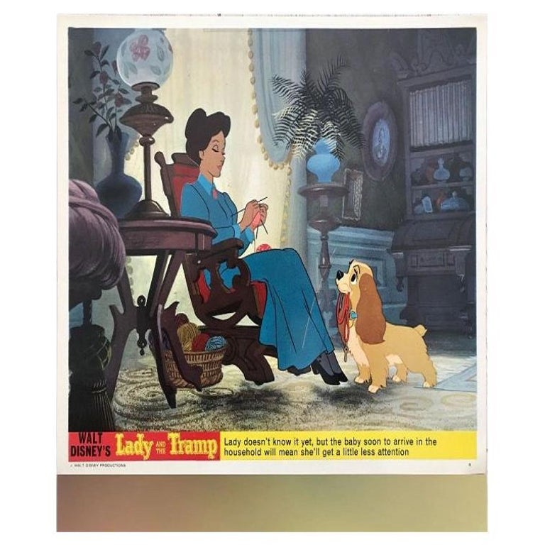 Lady and the Tramp, Unframed Poster 1970s R, #6 of a Set of 8 For Sale ...