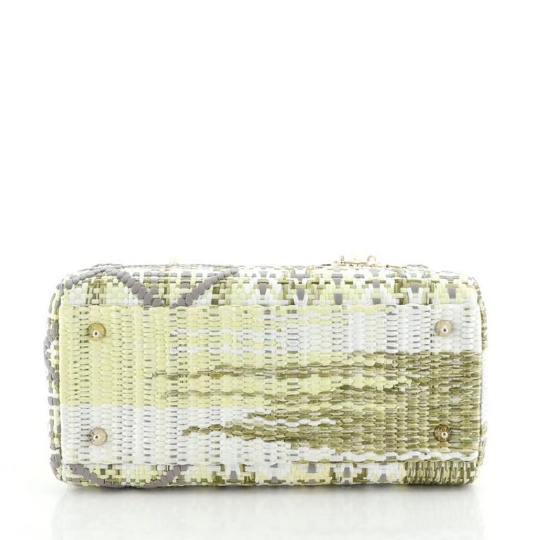 Lady Dior Bag Woven Raffia with Crocodile Medium at 1stDibs | dior ...