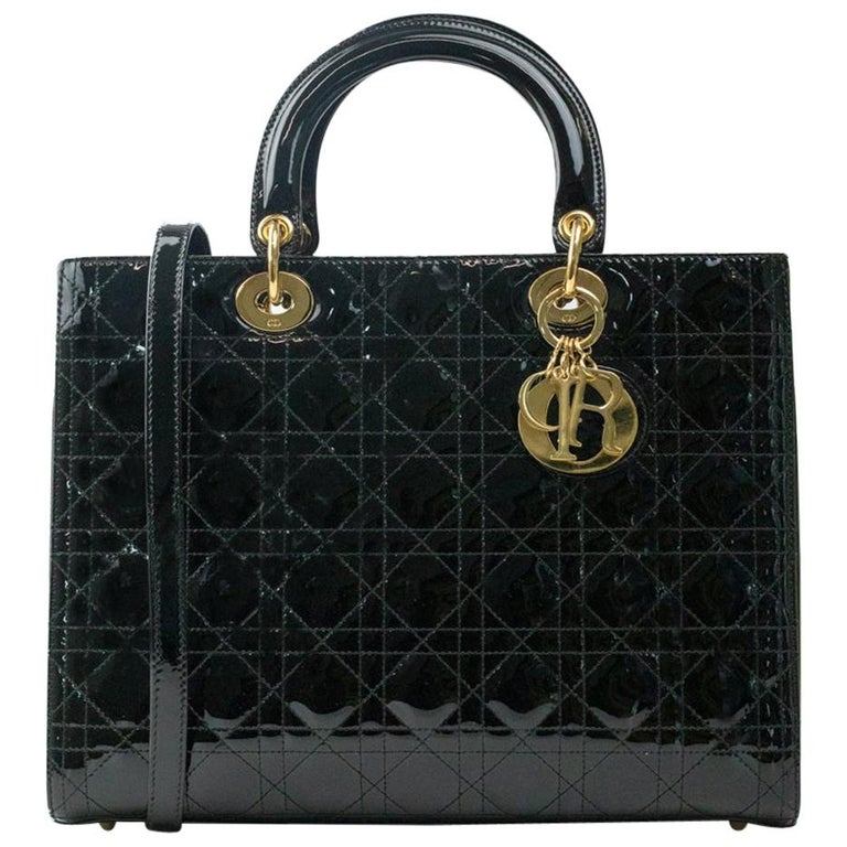 Lady Dior in patent leather at 1stDibs