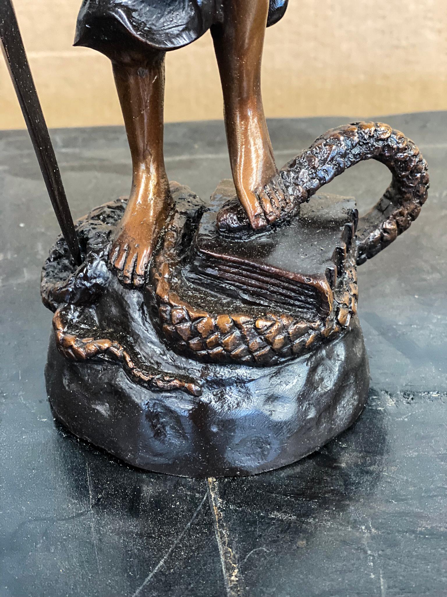 Bronze Tabletop Statue of Lady Justice For Sale at 1stDibs | justice ...