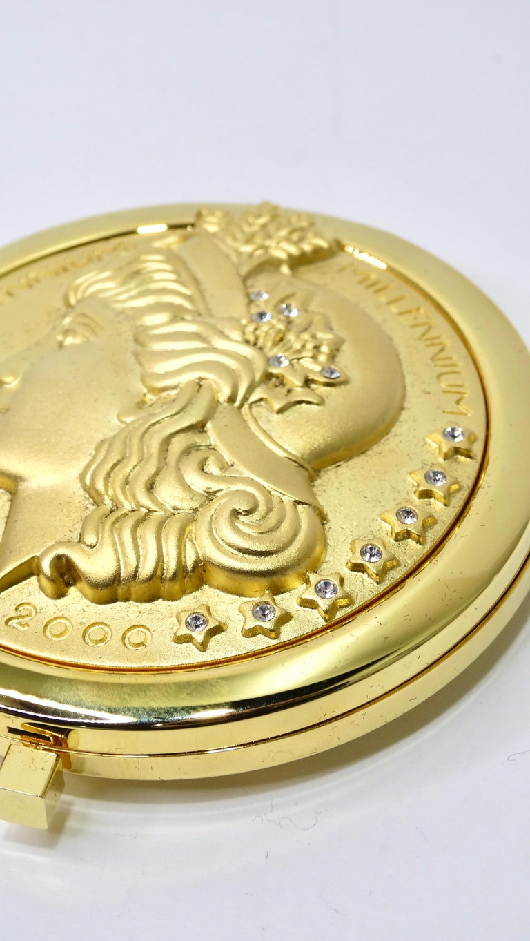 Lady Liberty Millennium Coin Mirror Compact For Sale at 1stDibs