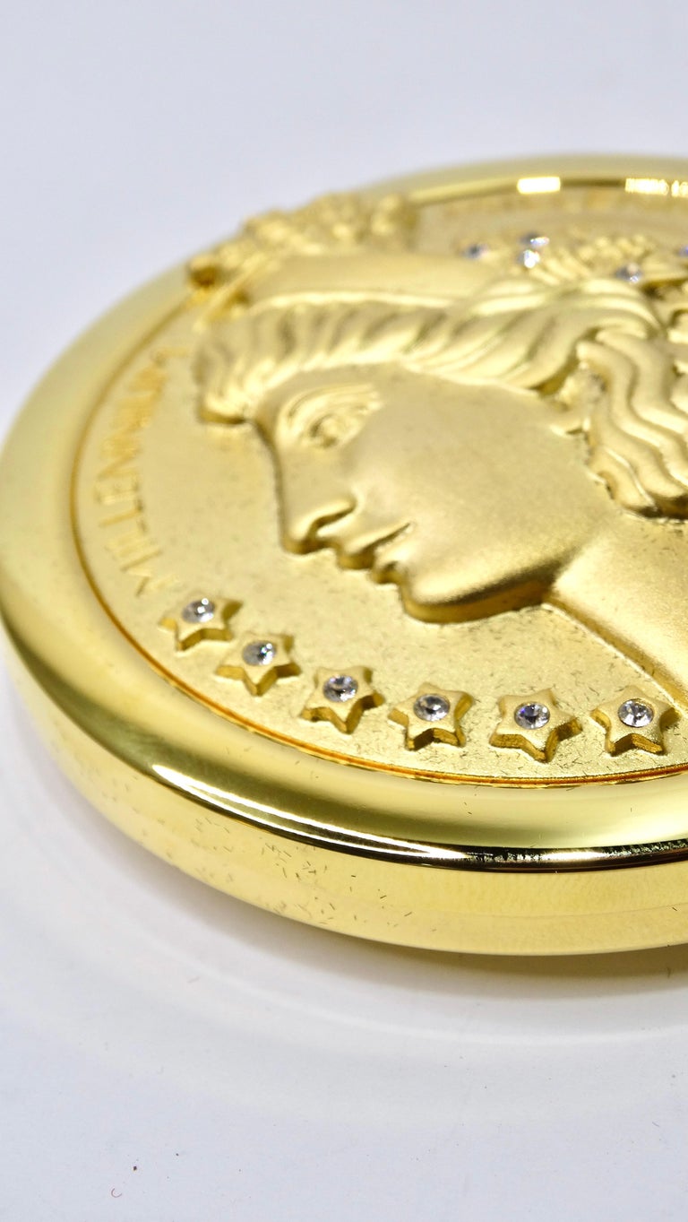 Lady Liberty Millennium Coin Mirror Compact For Sale at 1stDibs