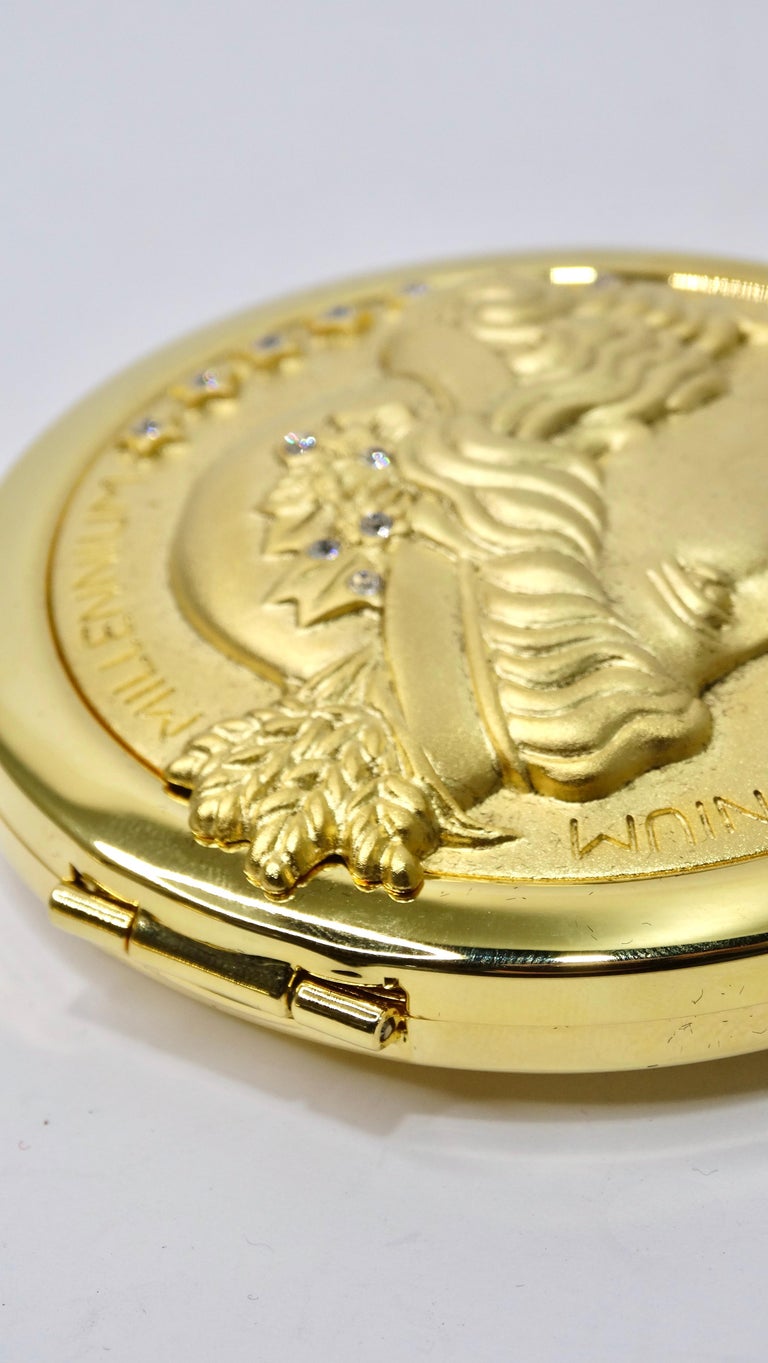 Lady Liberty Millennium Coin Mirror Compact For Sale at 1stDibs