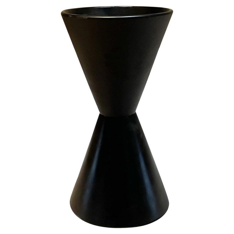 1960s Lagardo Tackett Architectural Pottery Black Hourglass Cone ...