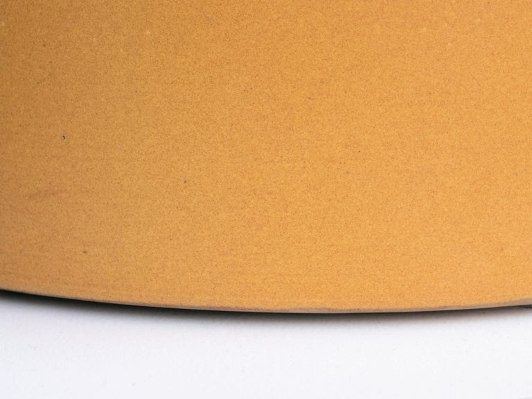 LaGardo Tackett Gold Glazed Cylinder Planter for Architectural Pottery ...