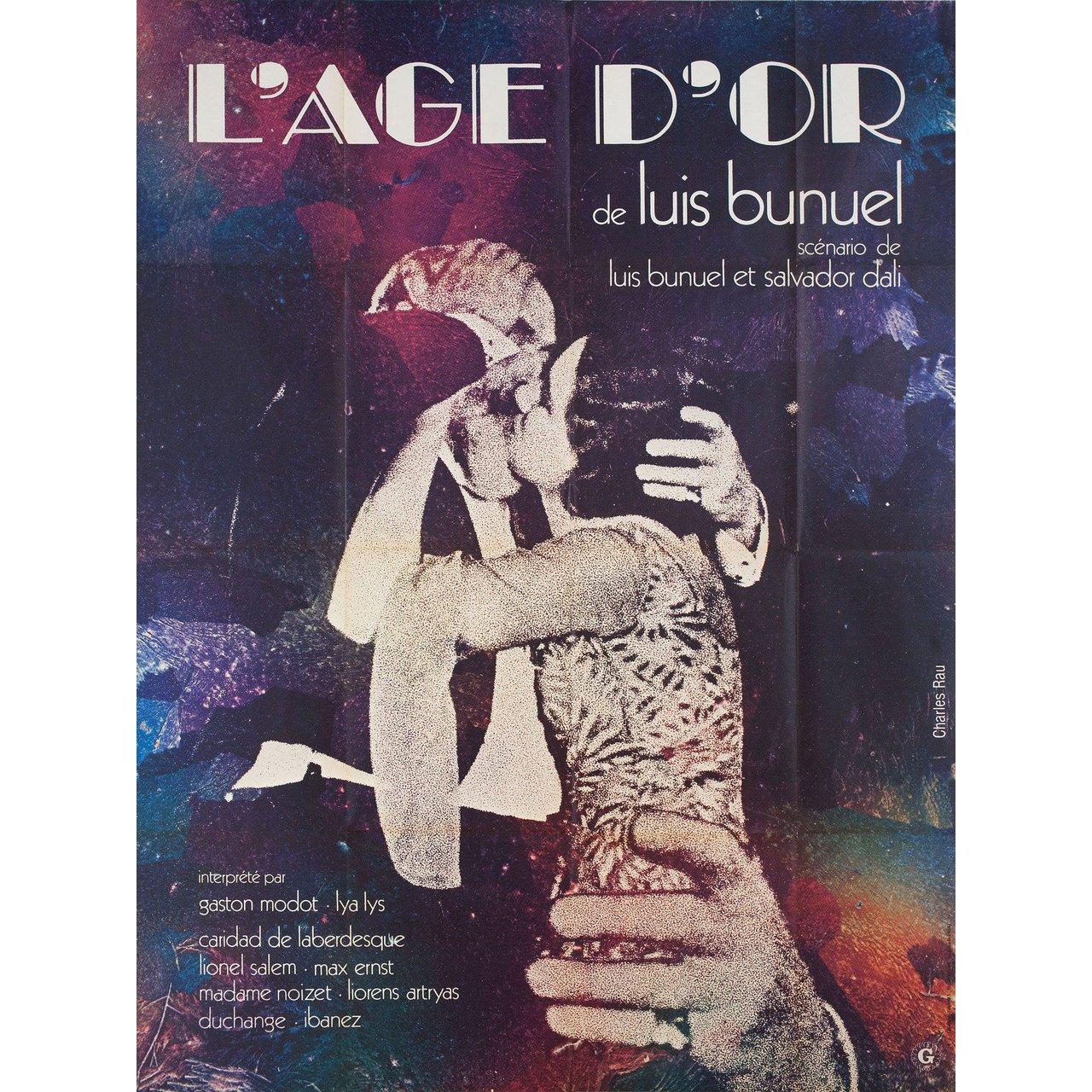 L'Age d'Or R1970s French Grande Film Poster For Sale at 1stDibs
