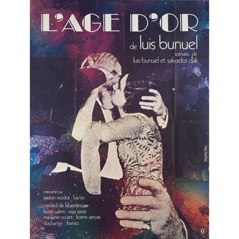 L'Age d'Or R1970s French Grande Film Poster For Sale at 1stDibs