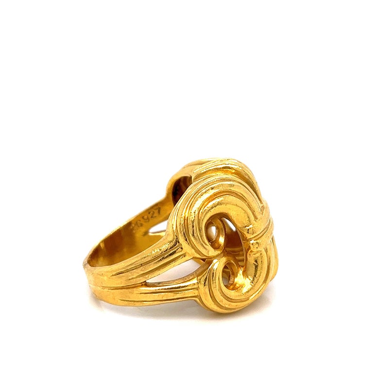 Lagos Ram's Horn Gold Ring For Sale at 1stDibs