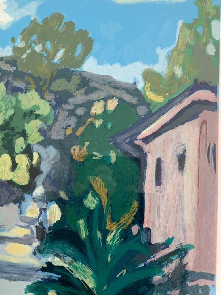 Laguna Back Alley Serigraph by Maria Bertran 192/200 For Sale at 1stDibs