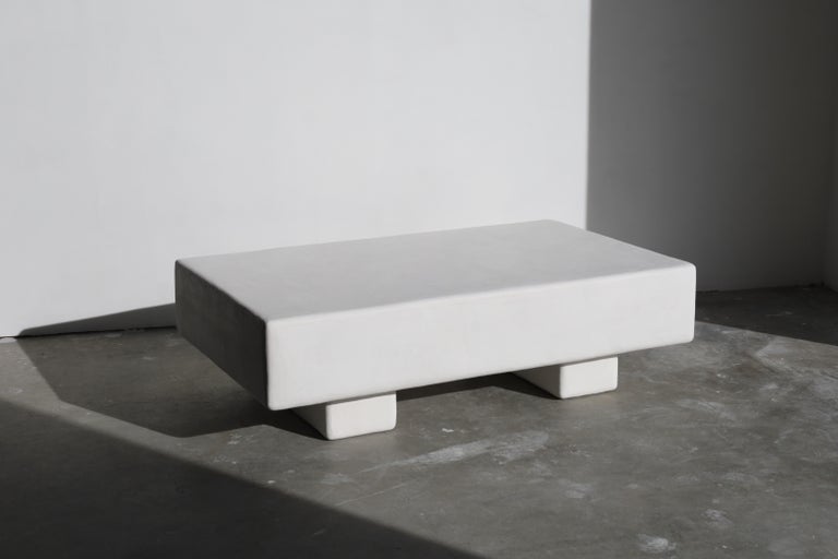 laguna handmade plaster coffee table by öken house studios For Sale at ...