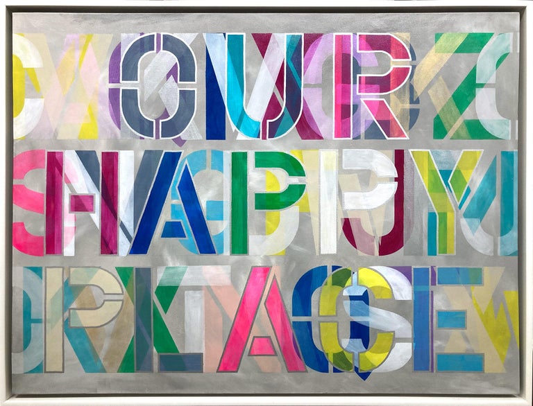 Laila Jalallar - "Our Happy Place" Multicolor Pop Art Painting on ...