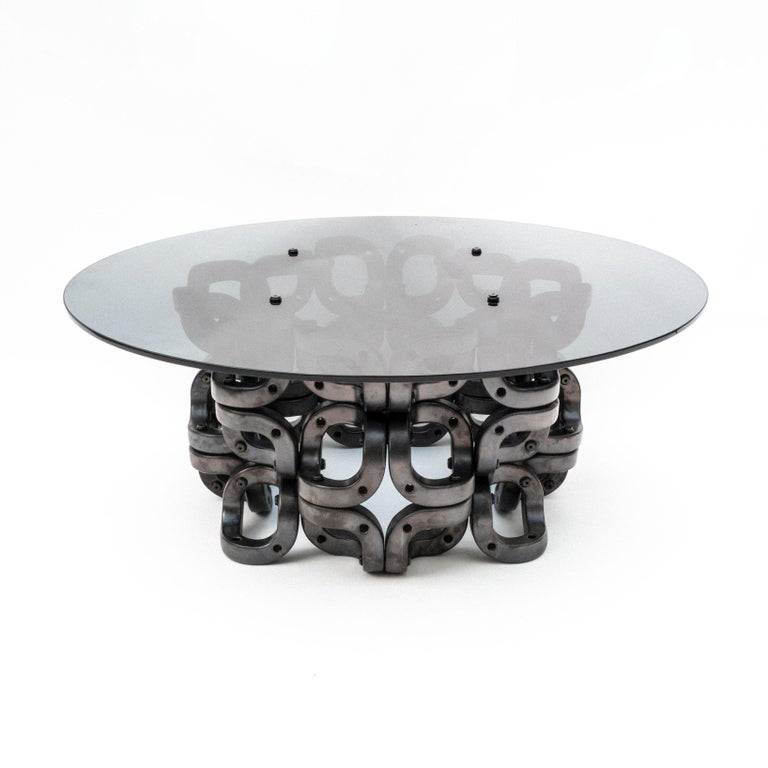 Laila; Modular Geometric Contemporary Ceramic and Glass Table by Pedro ...