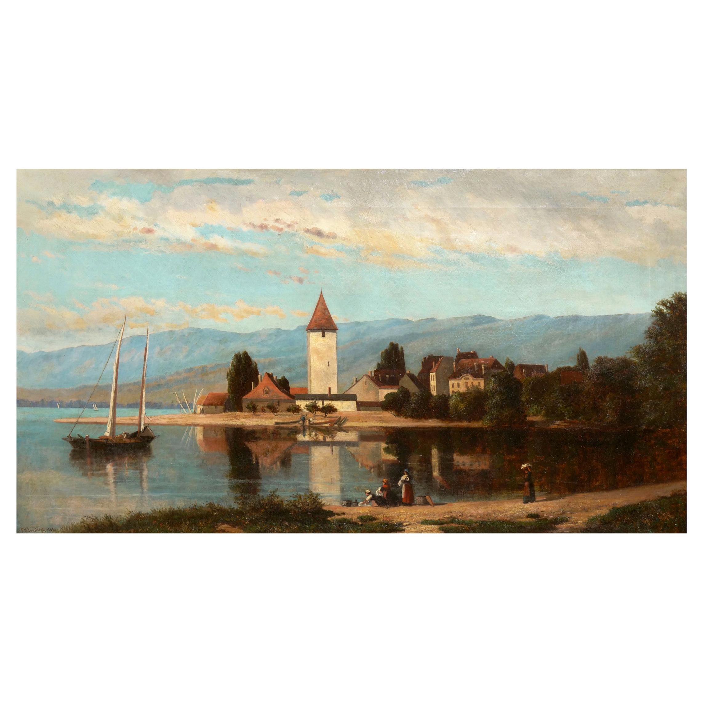 Henry Hensche Fall Landscape For Sale at 1stDibs