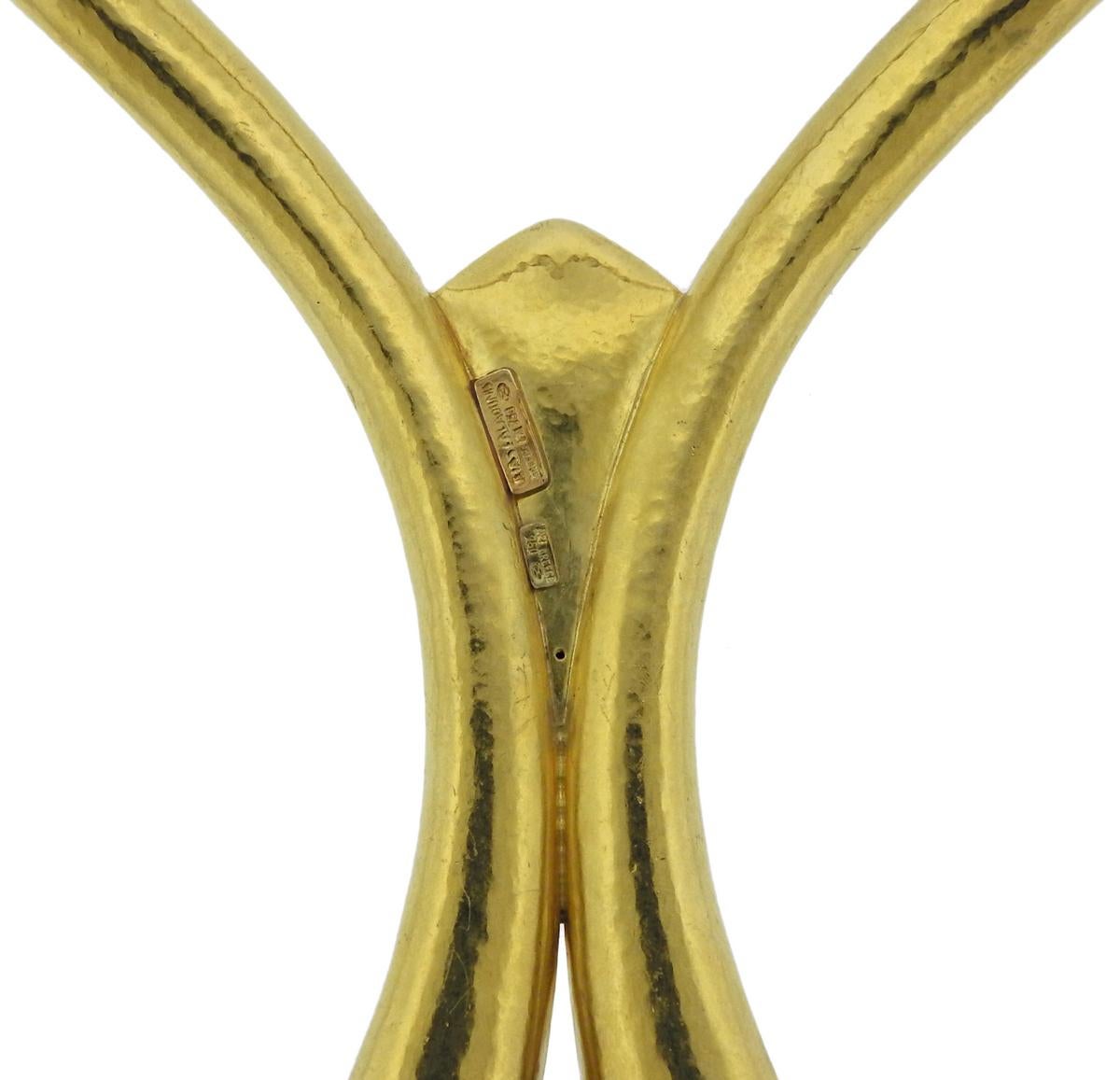 Lalaounis Greece Gold Collar Necklace For Sale at 1stDibs