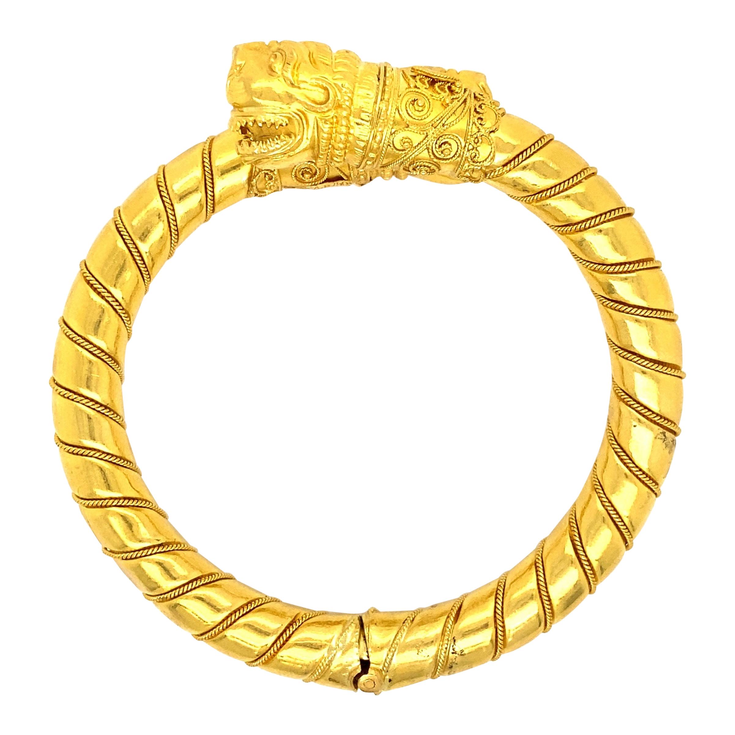 Natural Maw-Sit-Sit Statement Bangle Bracelet For Sale at 1stDibs | maw ...