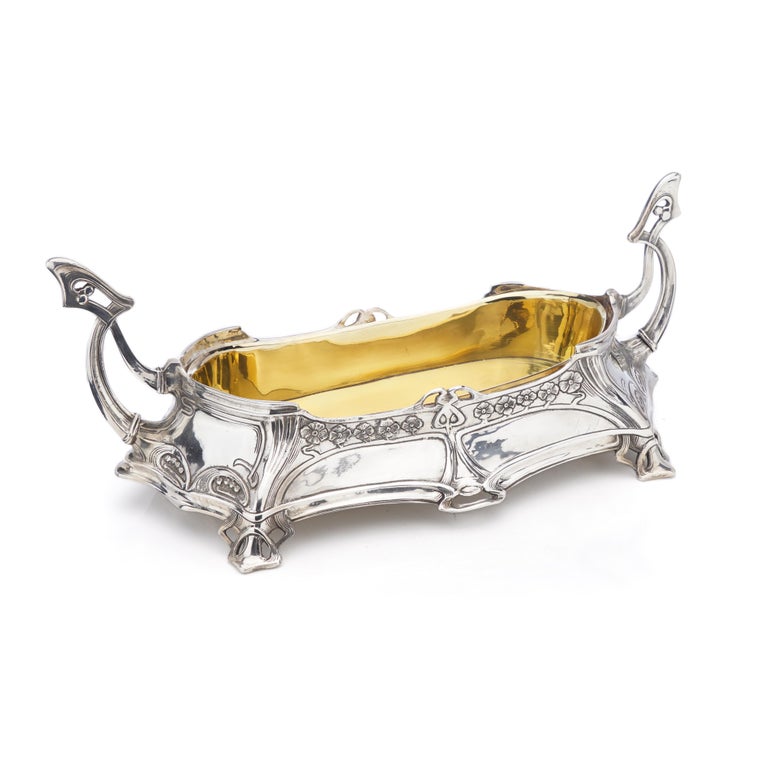 Lale Early 20th Century Turkish 925 Sterling Silver Serving Centrepiece ...