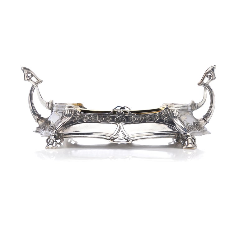 Lale Early 20th Century Turkish 925 Sterling Silver Serving Centrepiece ...