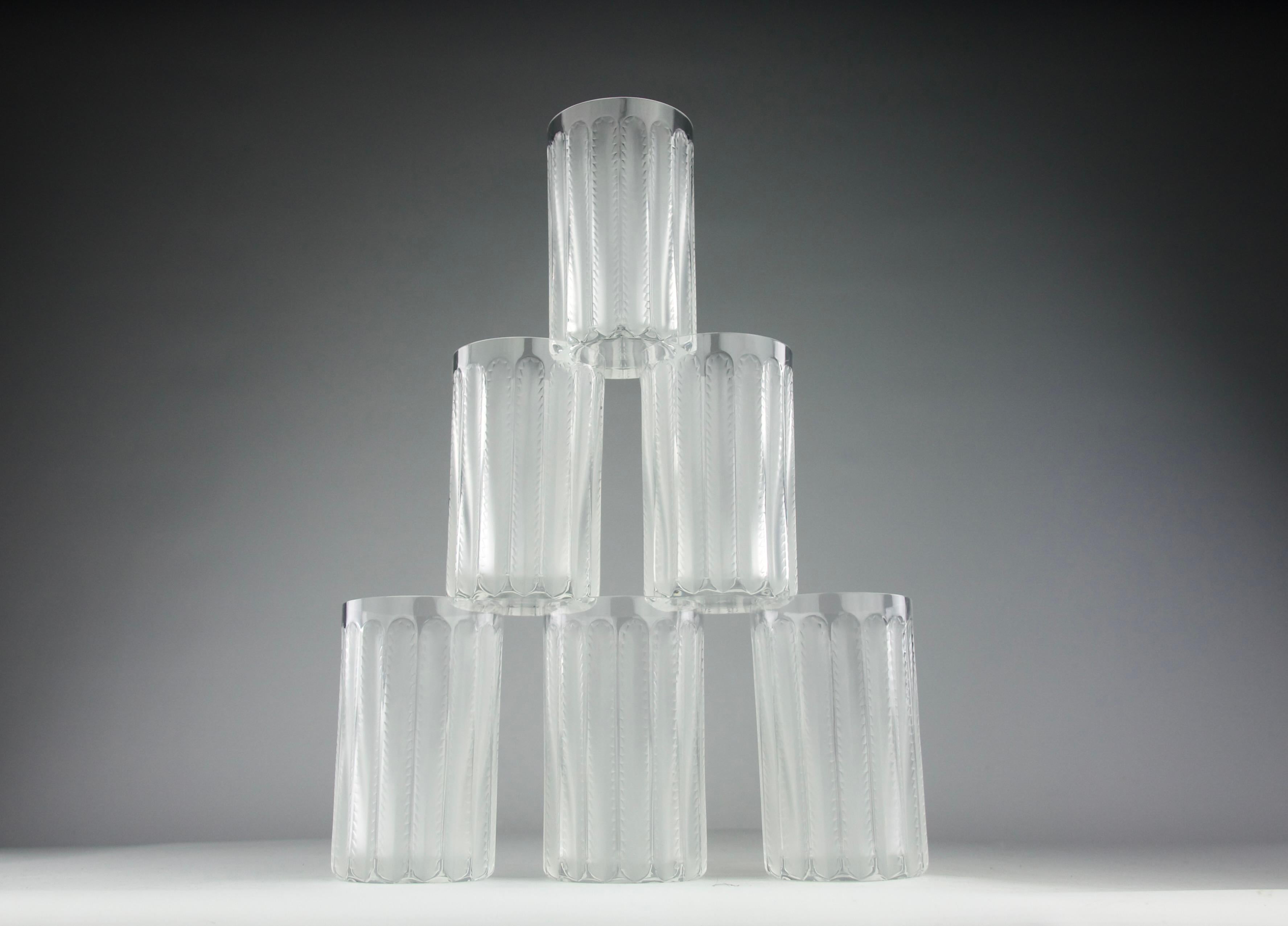 Lalique After René Lalique, 'Jaffa' Model Water/Lemonade Service ...