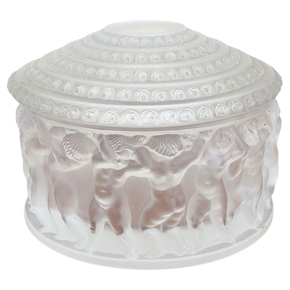 Lalique France, Child Box, 20th Century For Sale at 1stDibs