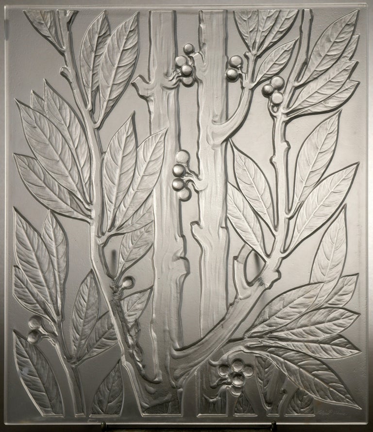 Lalique France : Lauriers Decorative Panel at 1stDibs