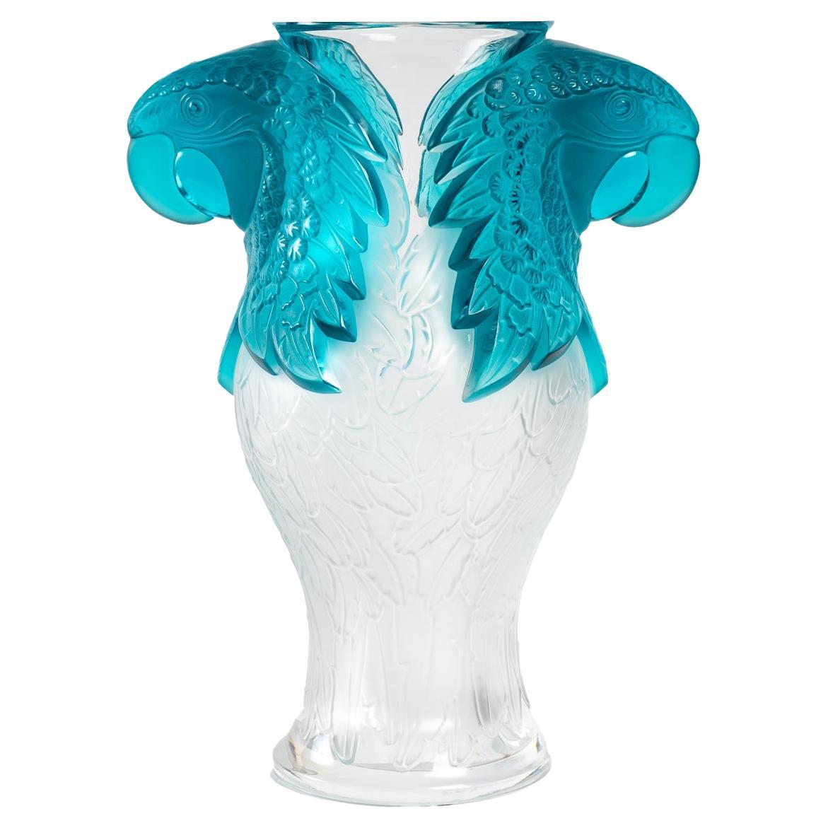 Lalique France, Tanzania Zebra Vase at 1stDibs