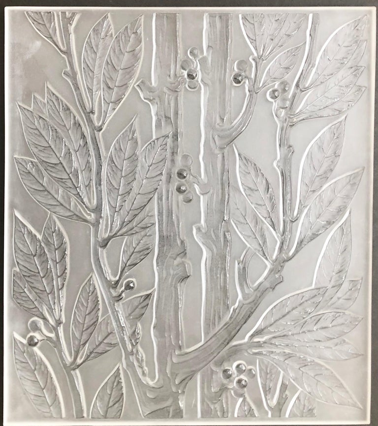Lalique "Lauriers" Decorative Panels at 1stDibs | lalique glass panels ...