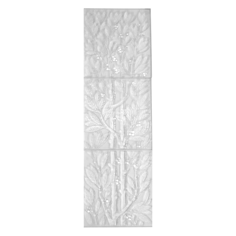 Lalique "Lauriers" Decorative Panels at 1stDibs | lalique glass panels ...