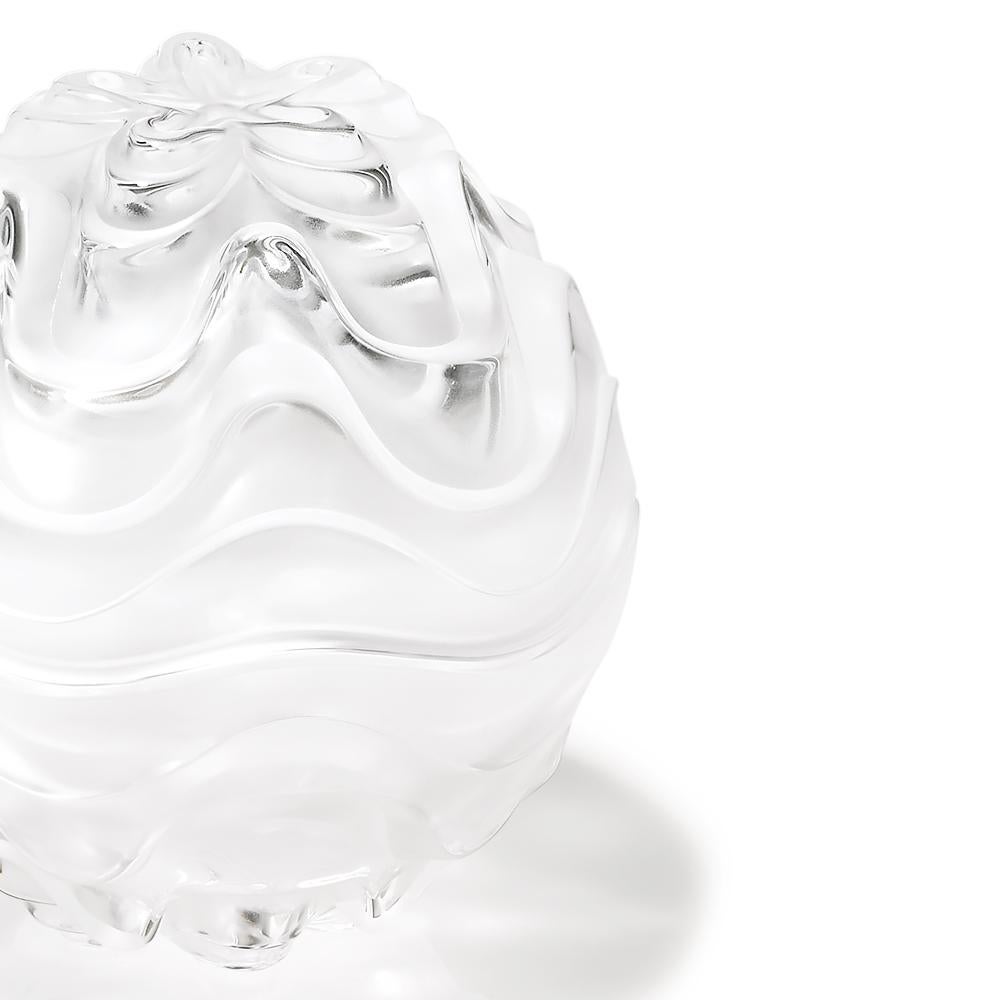 Lalique Vibration Box in Clear Crystal For Sale at 1stDibs