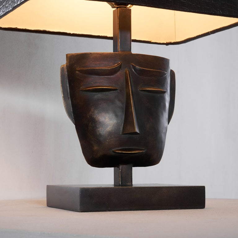 Lam Lee 'Visage' Table Lamp by Leeazanne 1990s For Sale at 1stDibs
