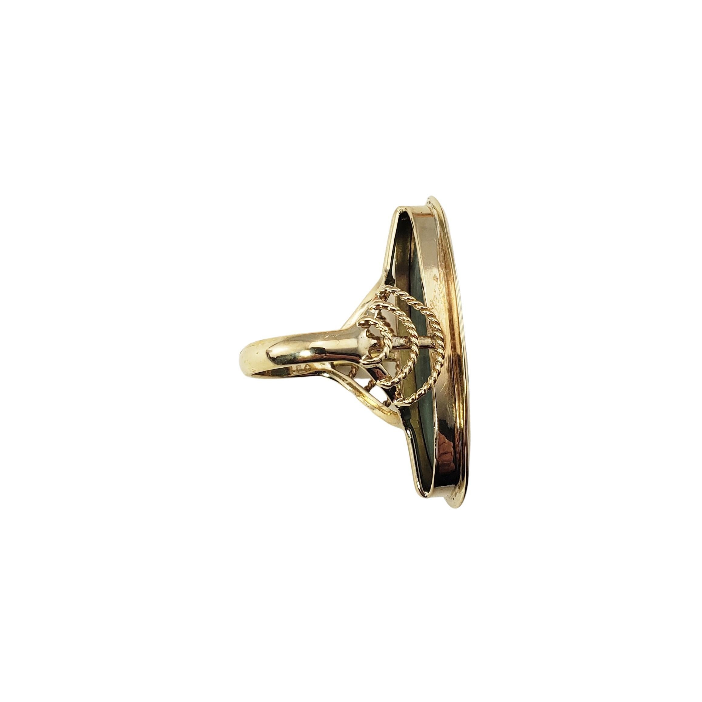 Lambert Bros, 14 Karat Yellow Gold and Gemstone Ring at 1stDibs