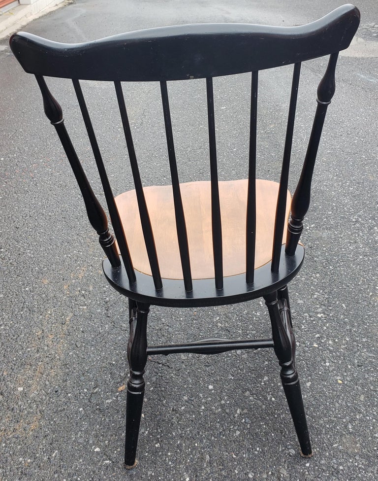 Lambert Hitchcock Windsor Stinciled Painted Side Chairs, a Pair For ...