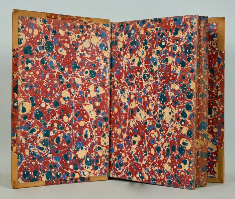 Lambs Works 5 Leather Bound Volumes with Marbleized Endpapers and ...