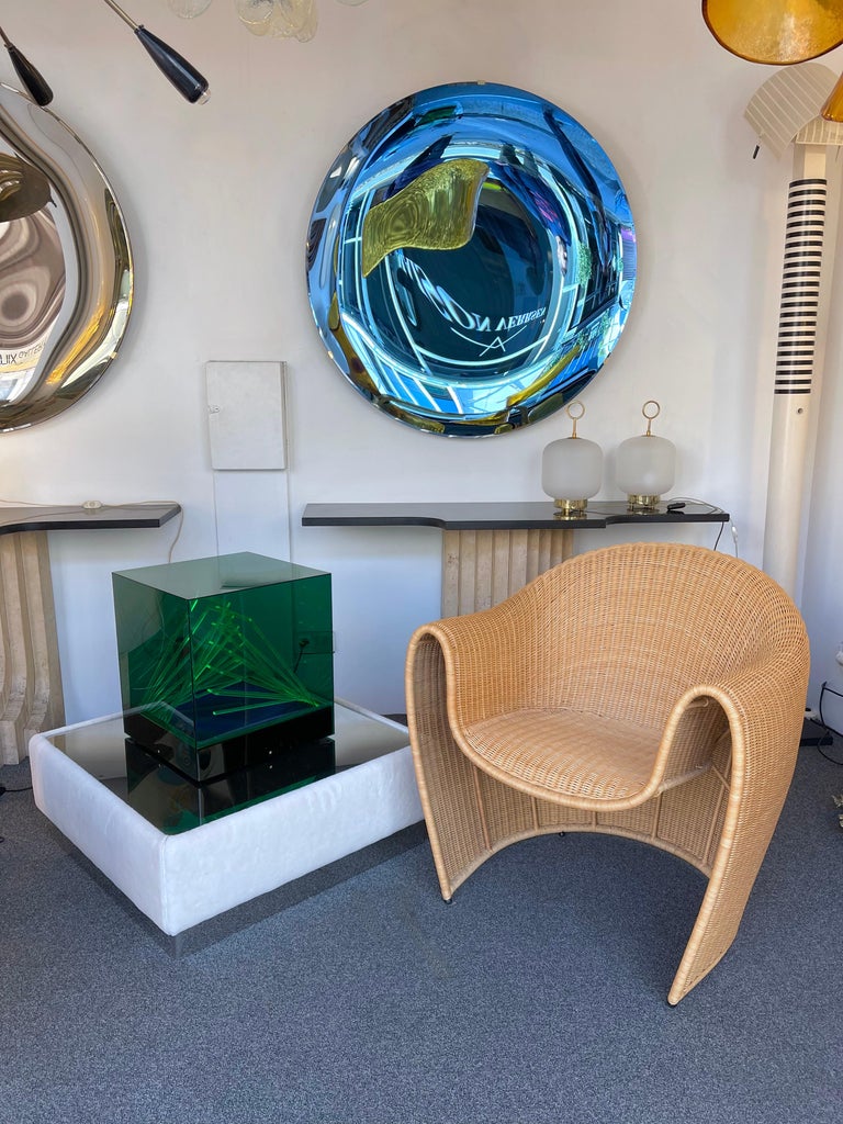 Lamp Sculpture Cinetic Cubo Di Teo Plexiglass by James Riviere, Italy, 1970s For Sale at 1stDibs