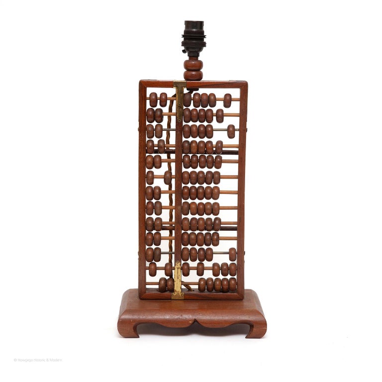 lamp table abacus suanpan chinese calculator 13 rods 2 heaven 5 earth ...
