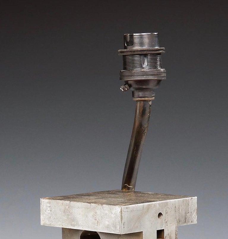 Lamp, Table, Sculpture, Steel, Abstract Expressionist, circa 1950 For ...