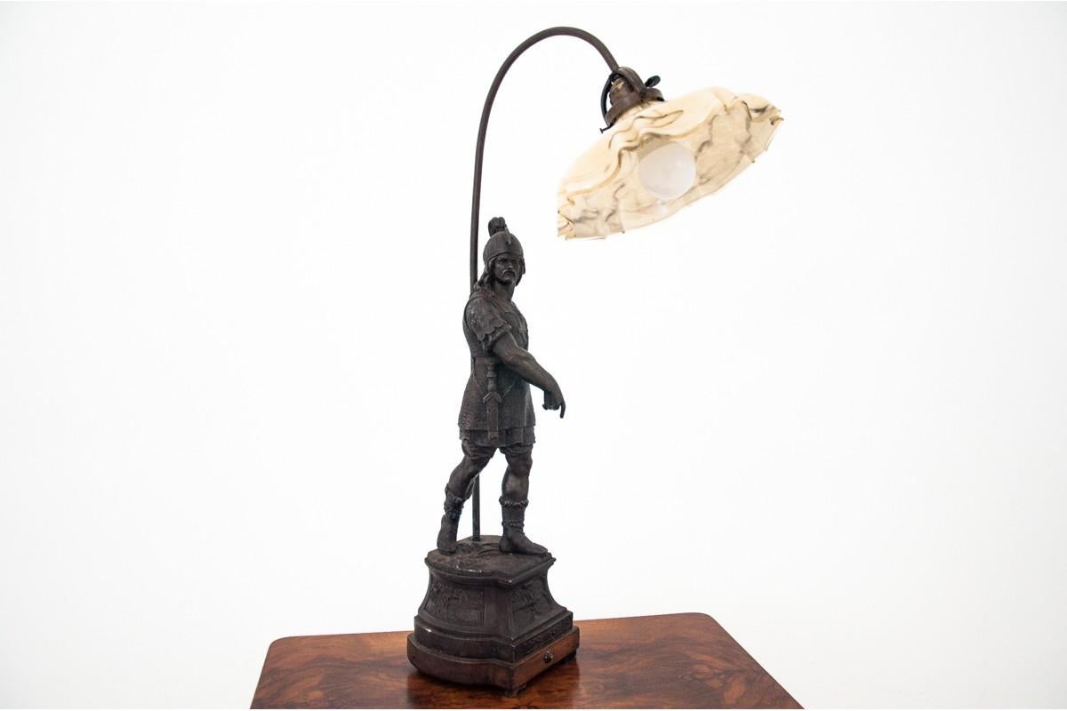 Lamp with a Knight, France, circa 1940 at 1stDibs | knight lamp
